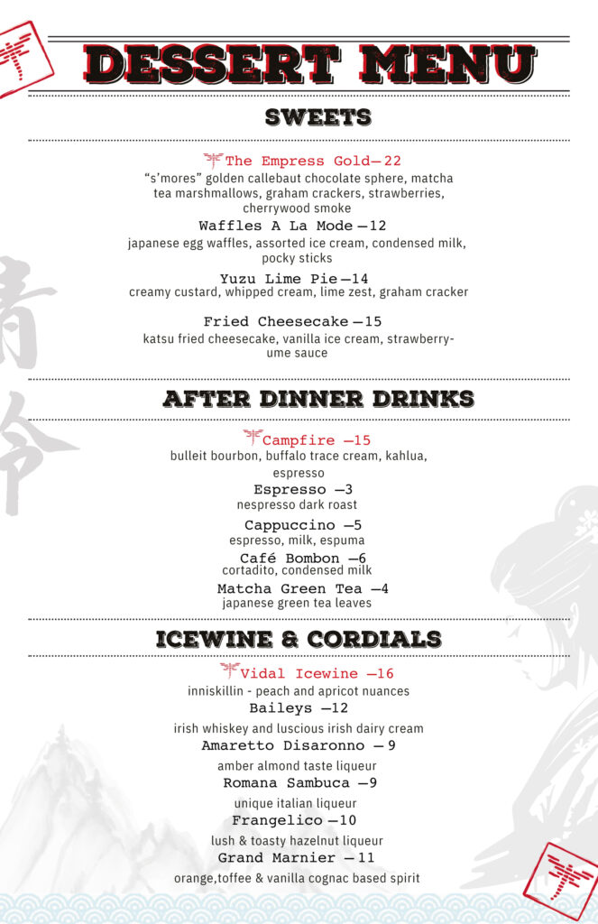 Dragonfly Doral - Dessert | Dragonfly Restaurants